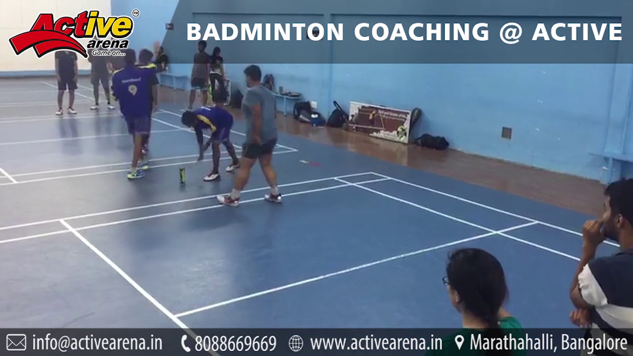 Badminton coaching at Active Arena - YouTube