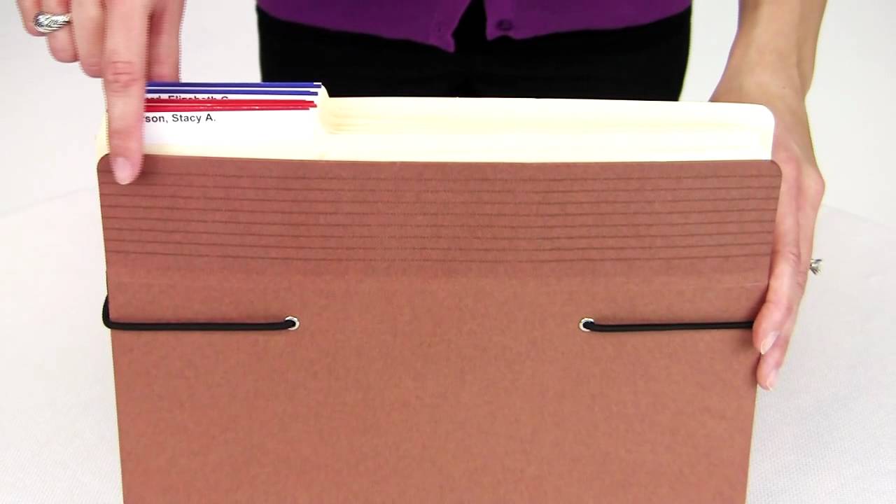 Smead Secure Pocket with Easy Grip™ Demo Video - YouTube