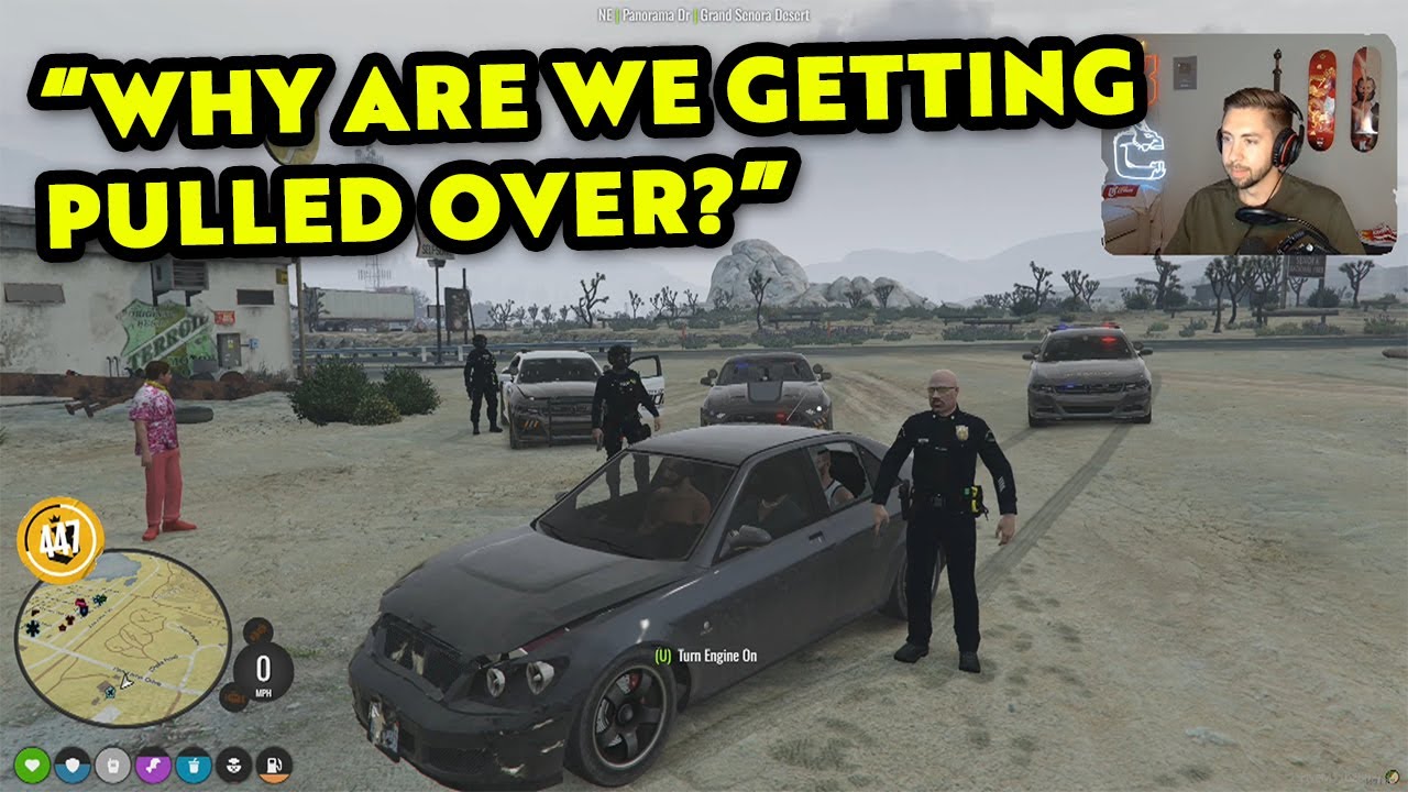 Mr K Gets PULLED OVER By 3 COPS & Gets Saved! | GTA 5 Prodigy RP - YouTube