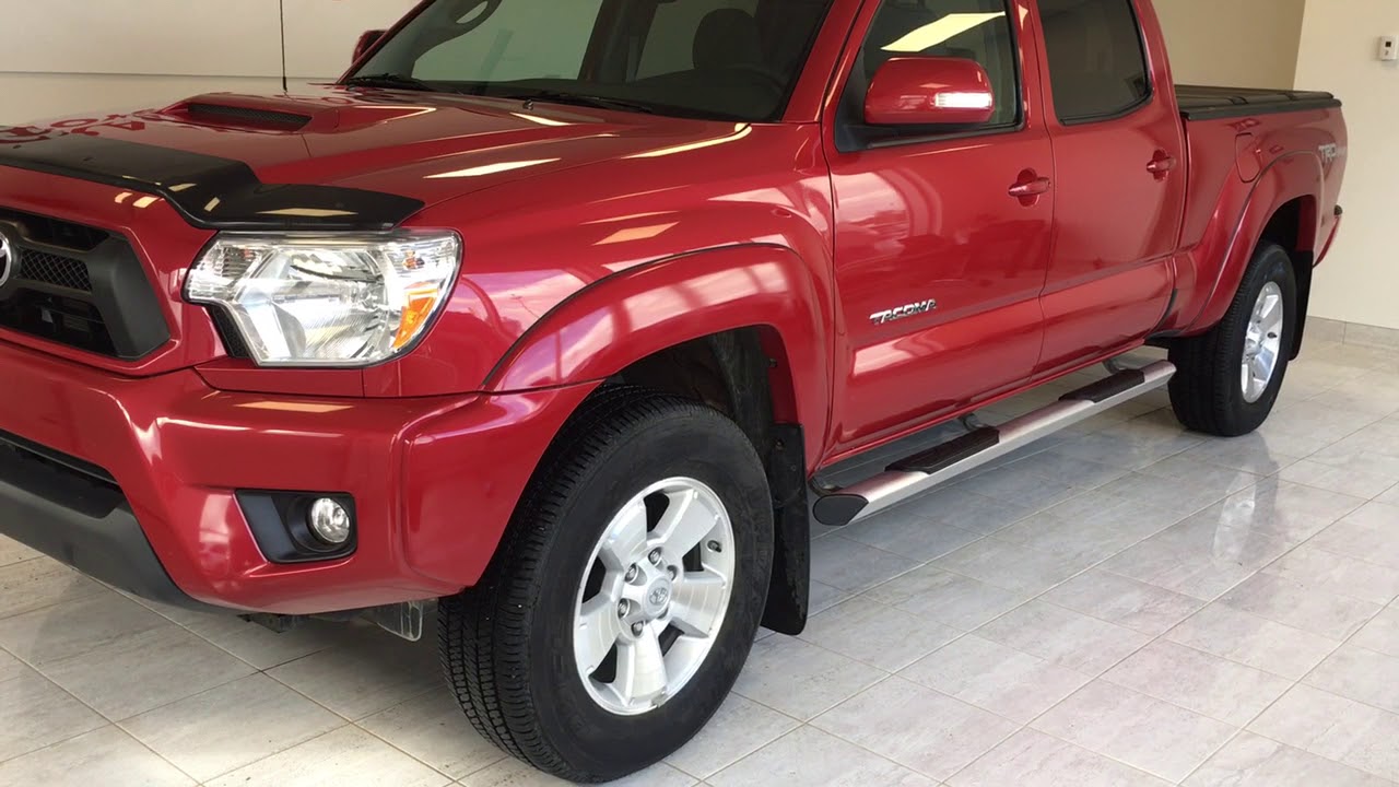 Red 2015 Toyota Tacoma null Review Newfoundland - Grand Toyota - YouTube