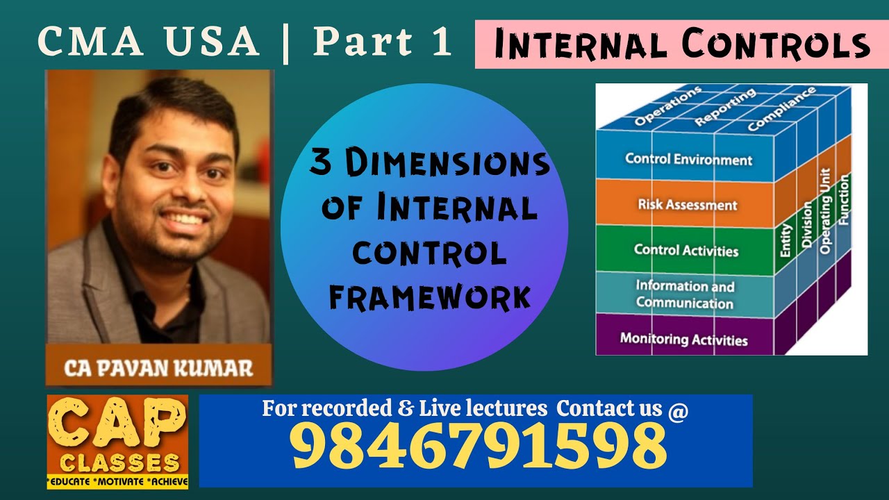 CMA USA | COSO Framework | Section E | Internal Control | CAP CLASSES ...