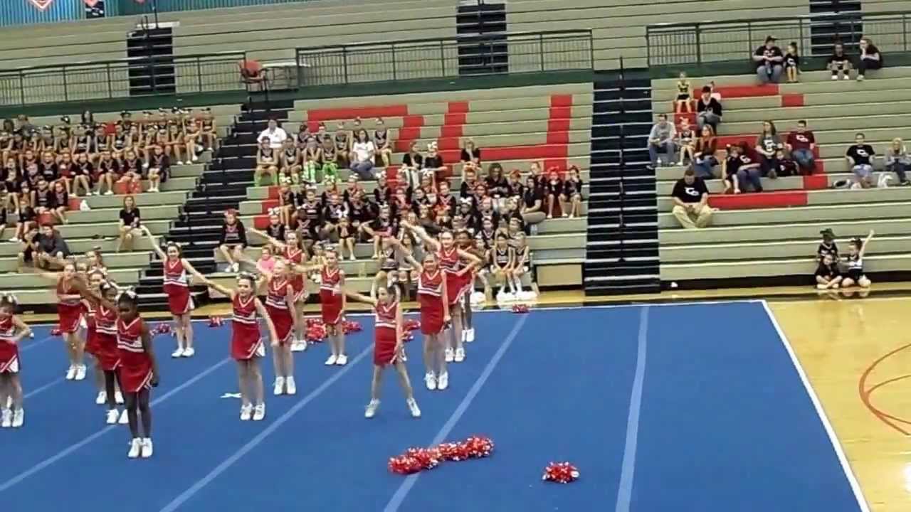 Jackson County Panthers 12U cheerleaders at NGYFA cheer competition ...