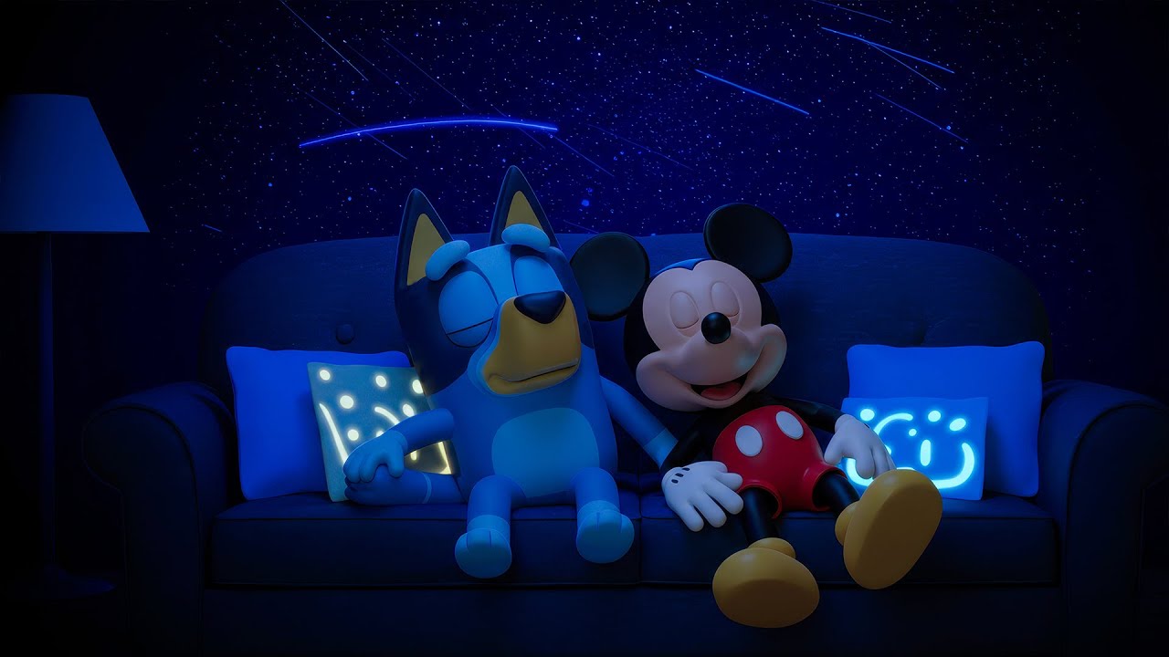 (No Ads) Bluey & Mickey’s Ultimate Cozy Nap | Soothing Sounds ...
