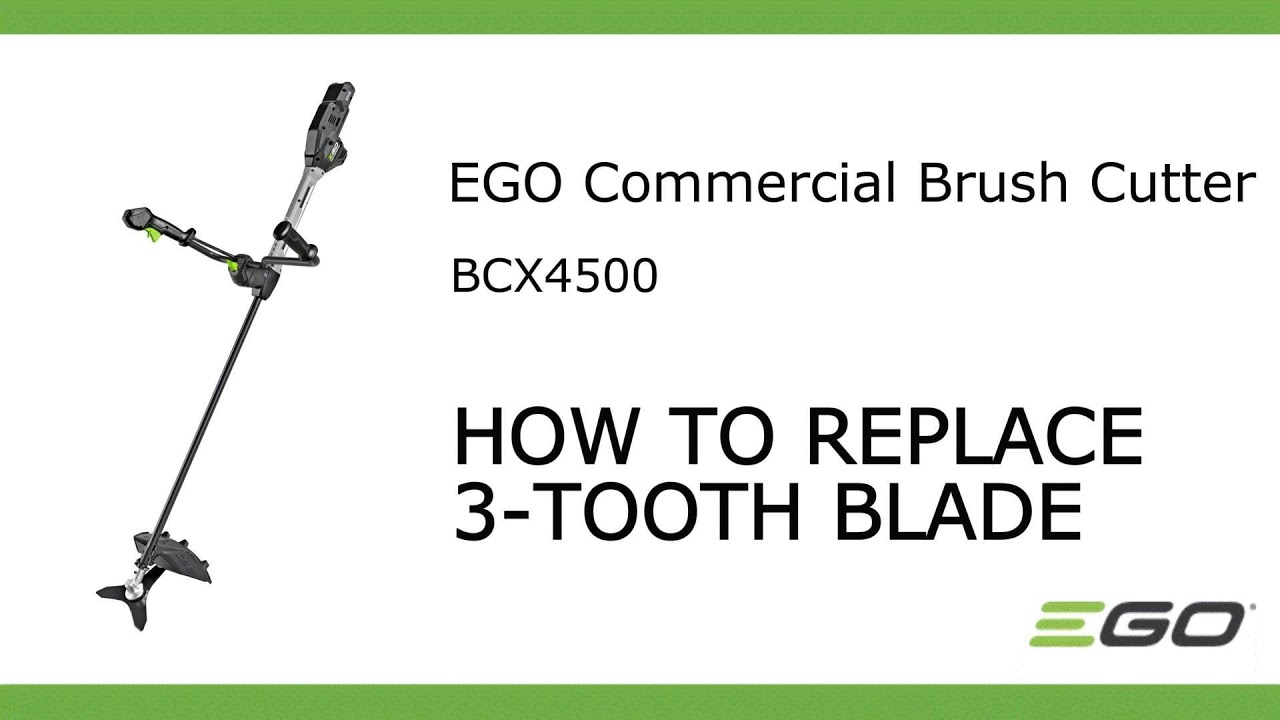 EGO BCX4500_How To Replace The Blade - YouTube