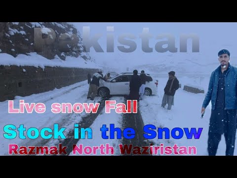 Stuck in the Snow/live snow fall/ Razmak North Waziristan EP.5 / The ...