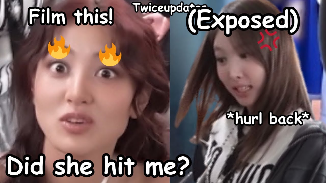 twice nayeon hit jihyo head but nayeon even more angry *nayeon got ...