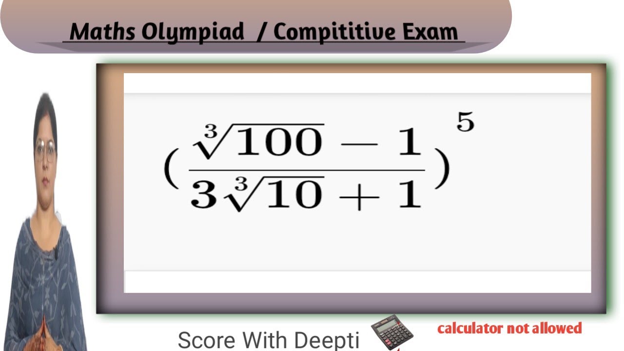 Nice Radical Exponential Algebra Problem | NO Calculator Allowed - YouTube