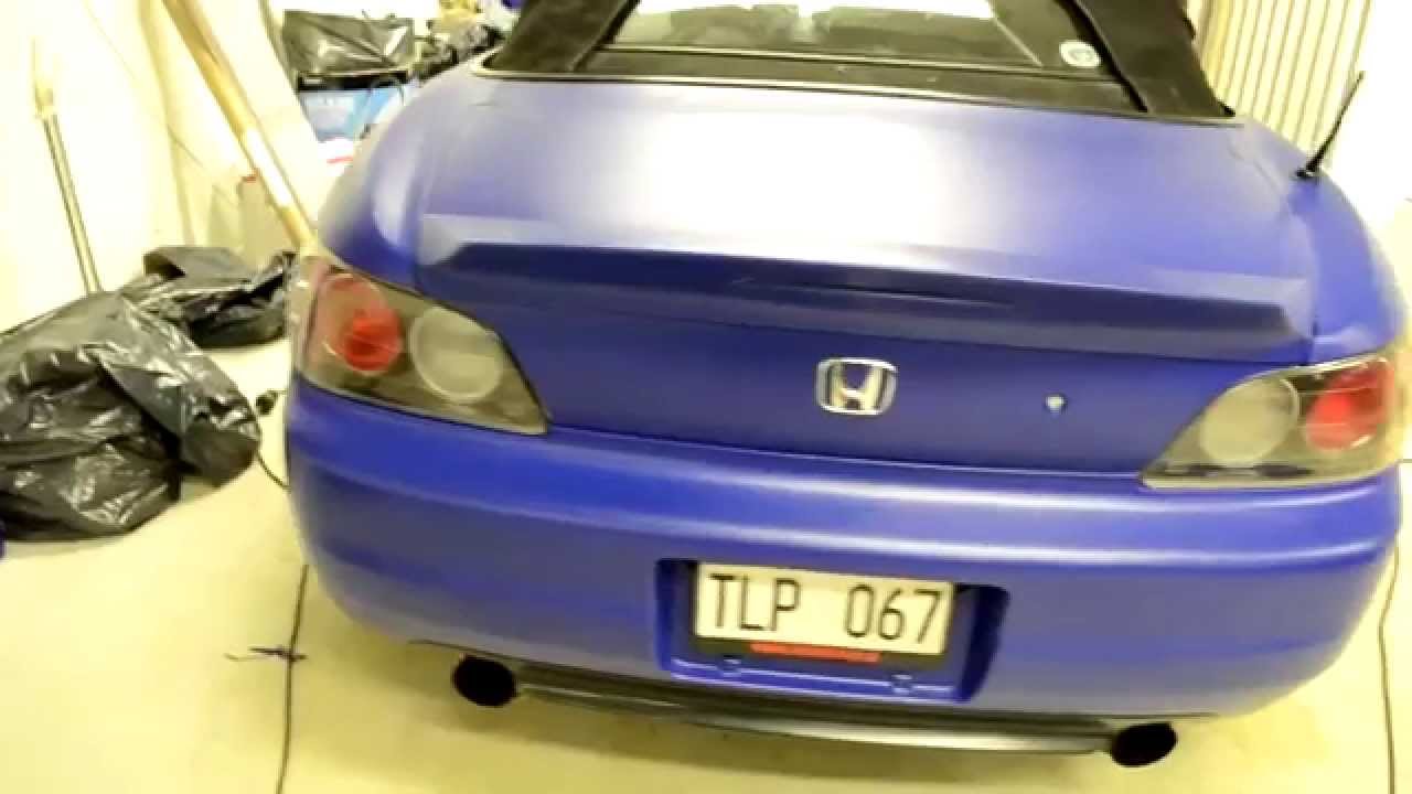 honda s2000 full vinyl wrap by dg solfilm - YouTube