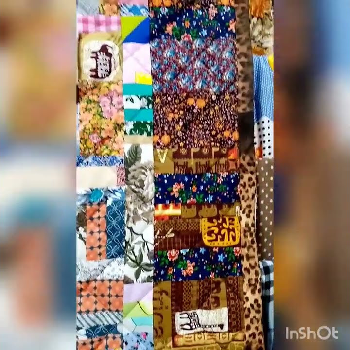 Лоскутное одеяло. Тысяча плато. 150х200 см - YouTube