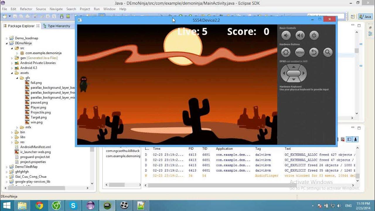 Andengine - lap trinh game android với andengine - YouTube