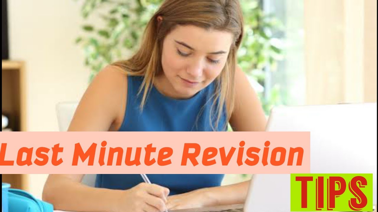 How to do Last Minute Revision Before Exams II Tips II - YouTube