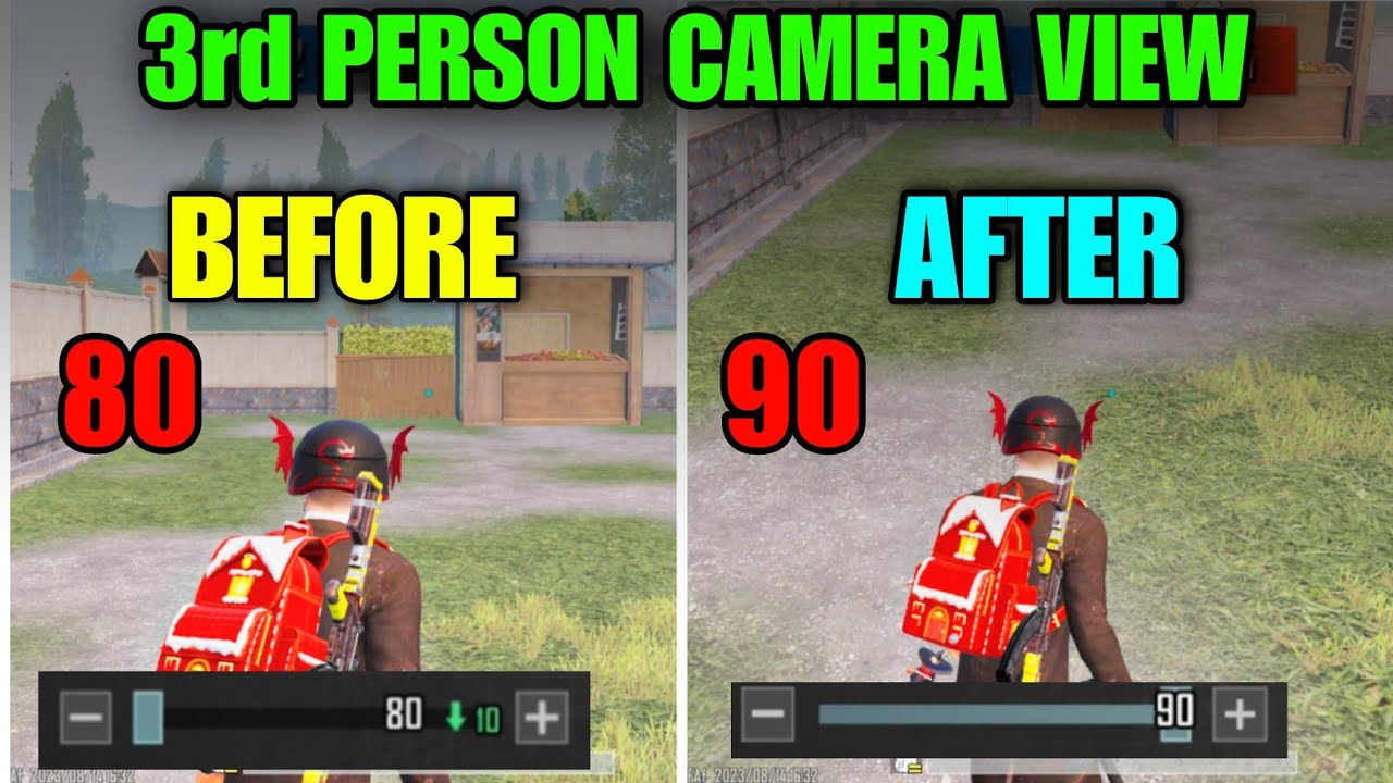 3rd Person Perspective Camera View settings | Bgmi 3rd Person Camera ...