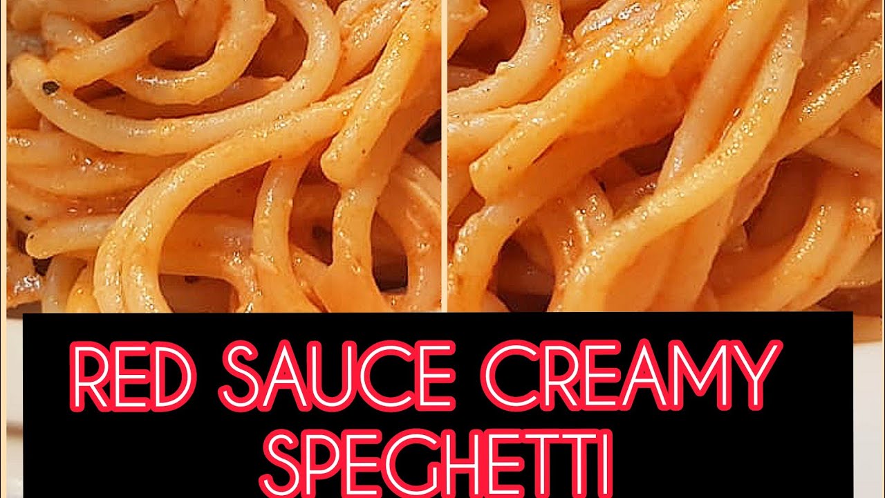 RED CREAMY SAUCE SPEGHETTI | Unique taste |MUST TRY..!! - YouTube
