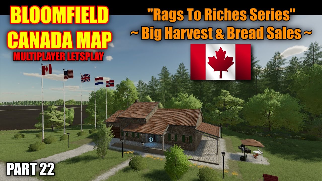 Part 22 Bloomfield Canada Map "Big Harvest & Bread Sales" Farming ...