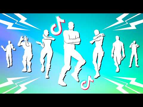Top 40 Legendary TikTok Dances With The Best Music in Fortnite! (Starlit, Get Griddy, Back On 74)