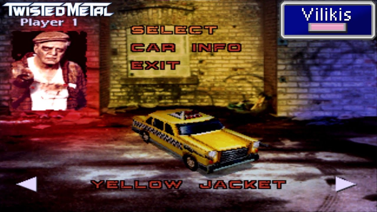 Twisted Metal (PS1) - Yellow Jacket Tournament - YouTube