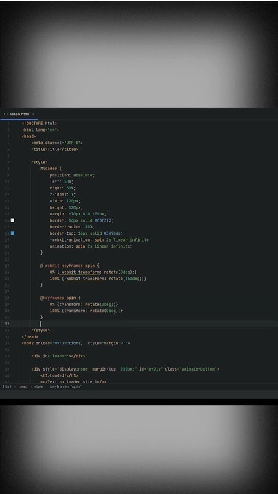 Coding Webiste Loader With Html Css And Js Code Creative Satysfying Css Html Programming