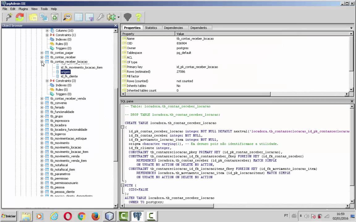 Locadora de vídeo - Interface gráfica com Java, NetBeans e PostgresSQL - Aula 02 - YouTube