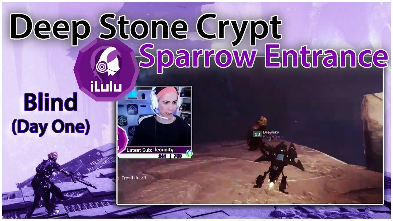 (Blind) Deep Stone Crypt: Sparrow Entrace - YouTube
