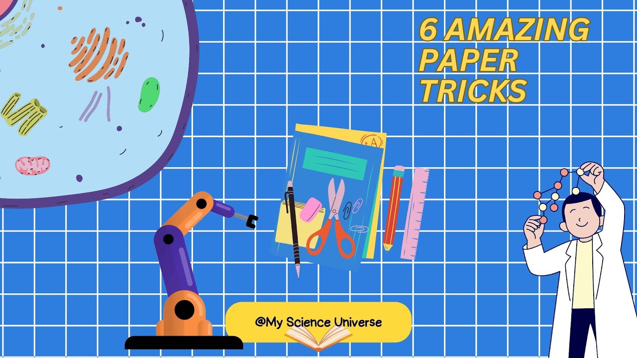 6 Amazing Paper Tricks | 6 Amazing Paper Experiments at Home | Science ...
