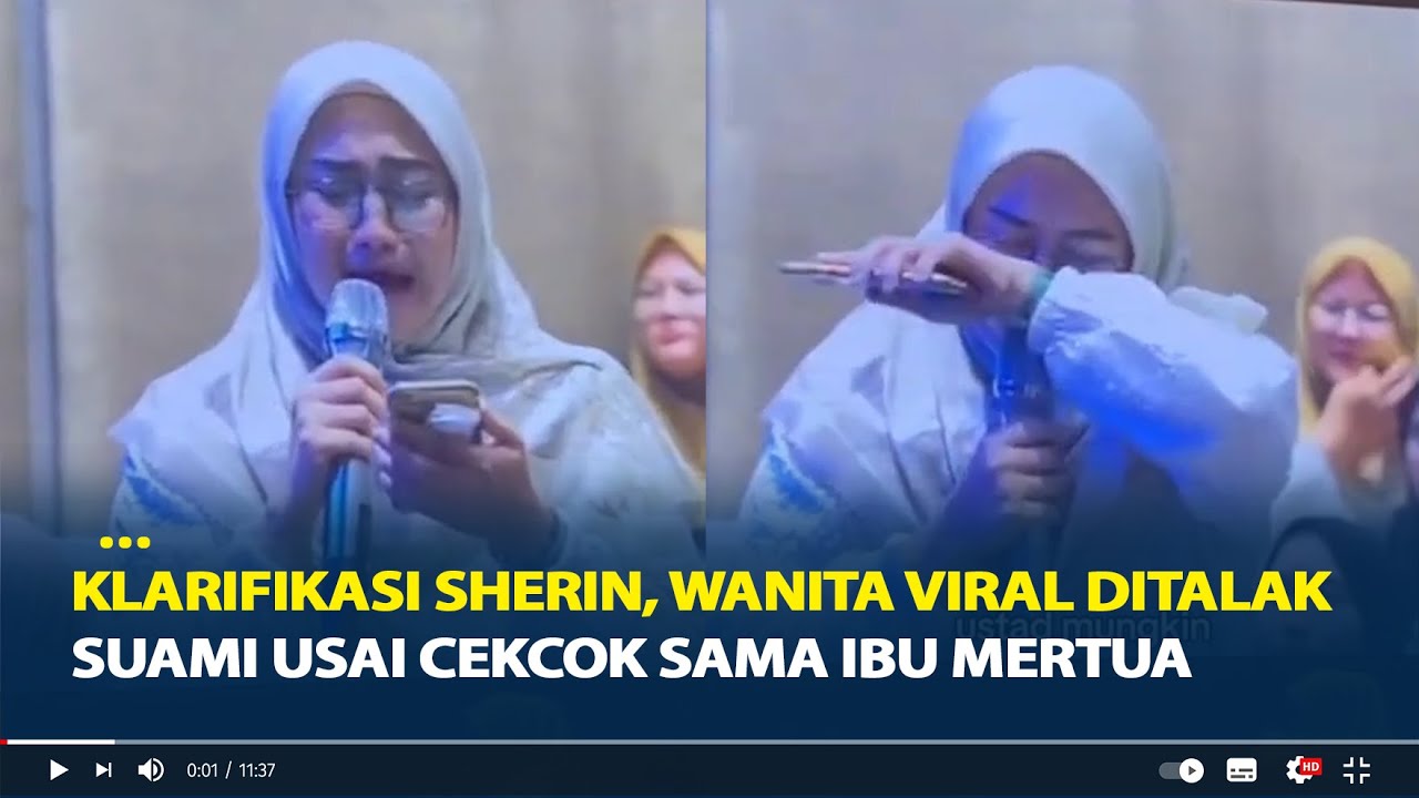 Klarifikasi Sherin Wanita Viral Ditalak Suami Usai Cekcok Sama Ibu Mertua Ngaku Hanya Ingin