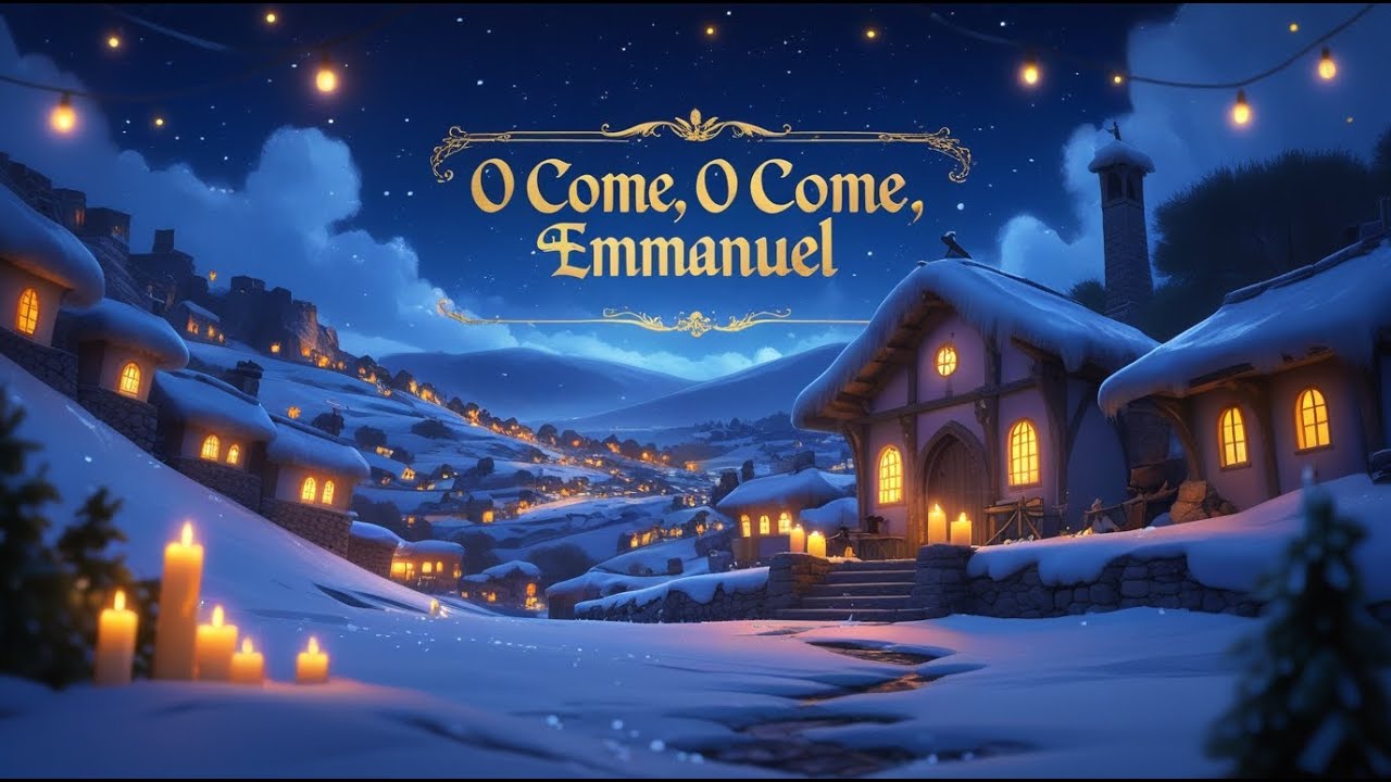 O Come O Come Emmanuel | Animated Christmas Song for Kids | Beautiful ...