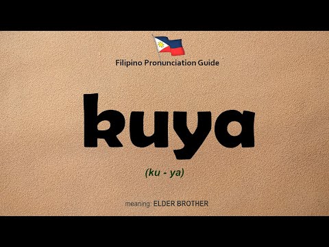 Kuya Filipino Word