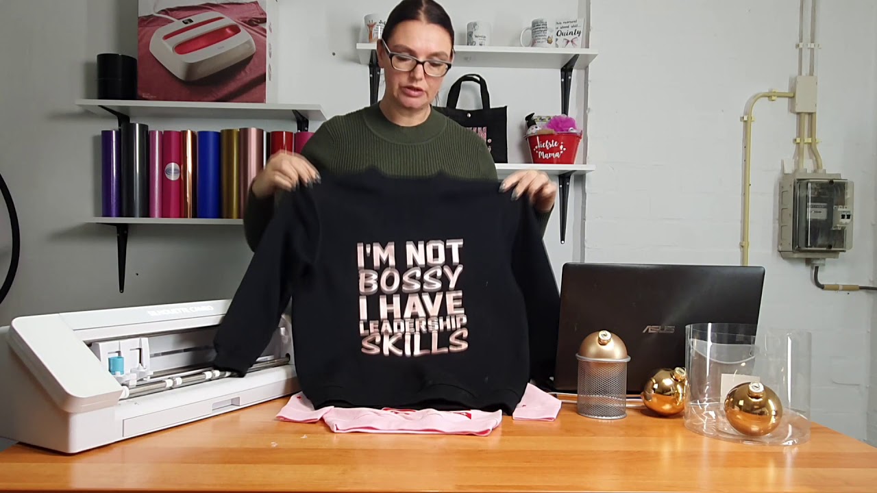 Siser flex en Intercoat vinyl snijden met de Silhouette Cameo 4 - YouTube