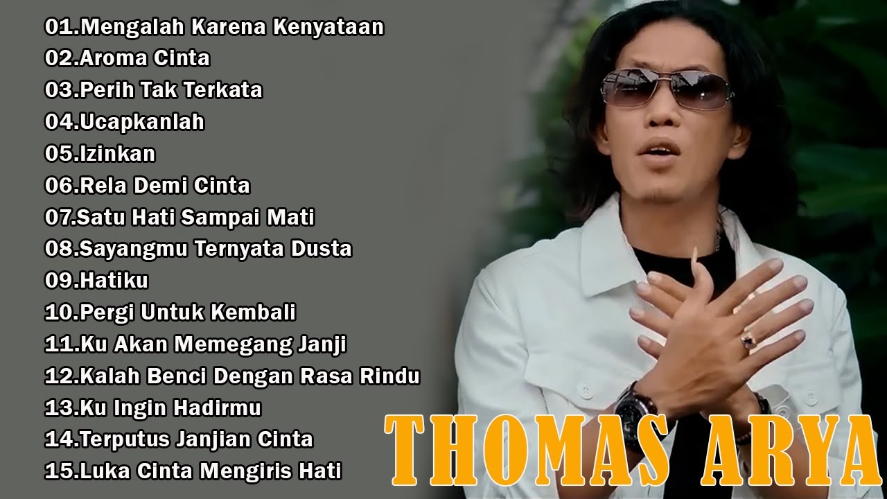 Lagu Viral Paling Enak Didengar ~ Thomas Arya Full Album || Aroma Cinta ...