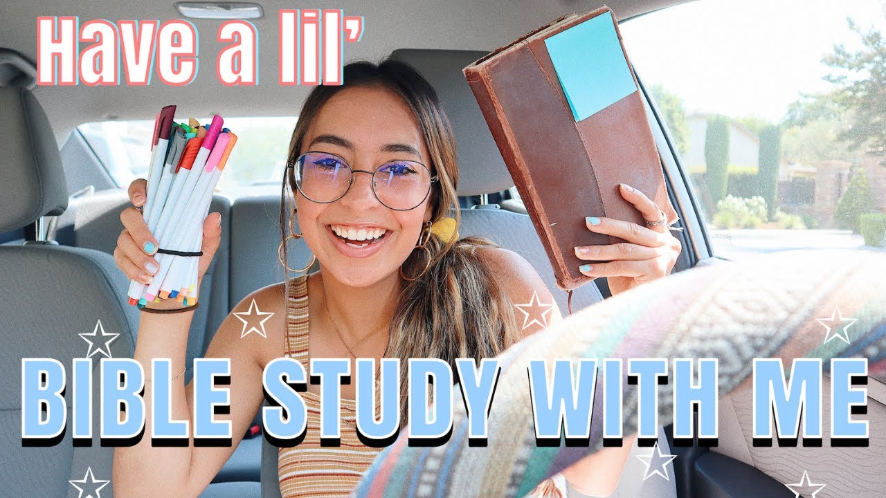 My First Ever Bible Study With You // How I Study, Take Notes & Grow My ...