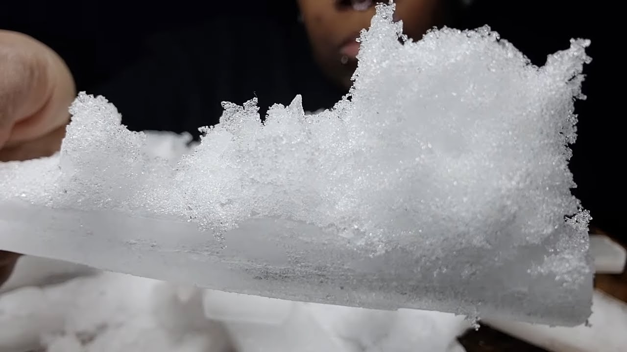 CARBONATED ICE STICKS & FROST | #iceeating #asmr #asmrice - YouTube