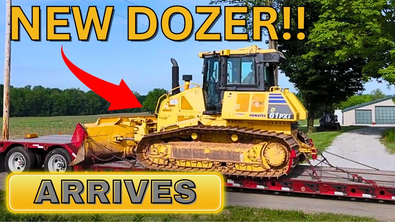 New Komatsu Dozer Arrives!! - YouTube