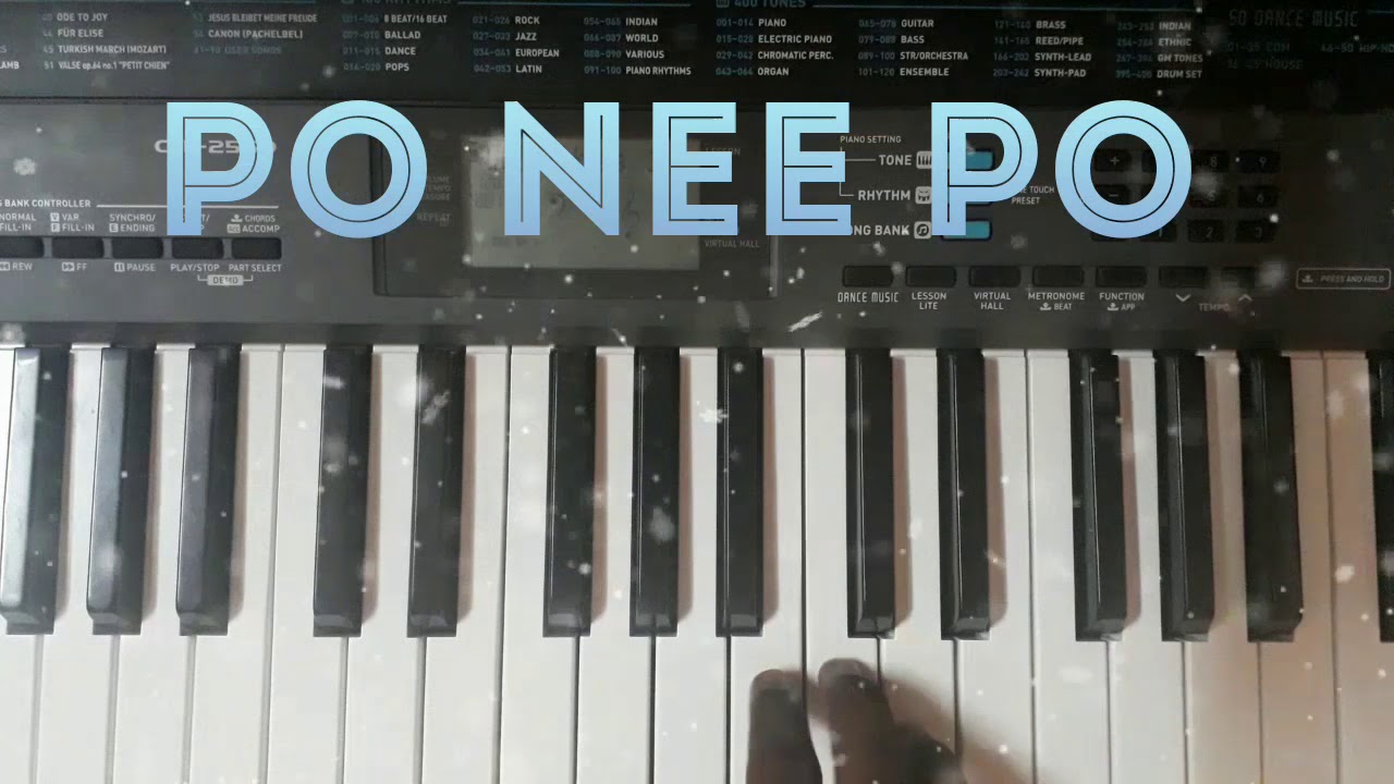 Po Nee Po Piano Tutorial | Mad's Key - YouTube