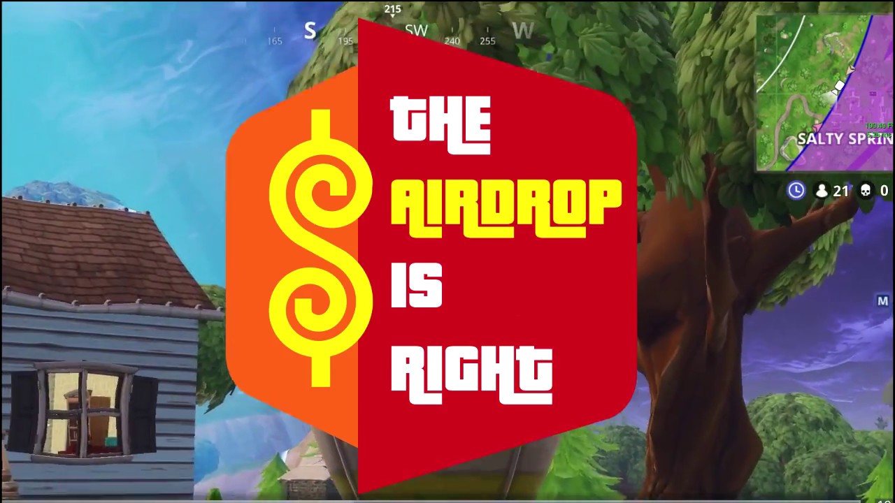 The Airdrop is RIGHT - (Fortnite Battle Royale) - YouTube
