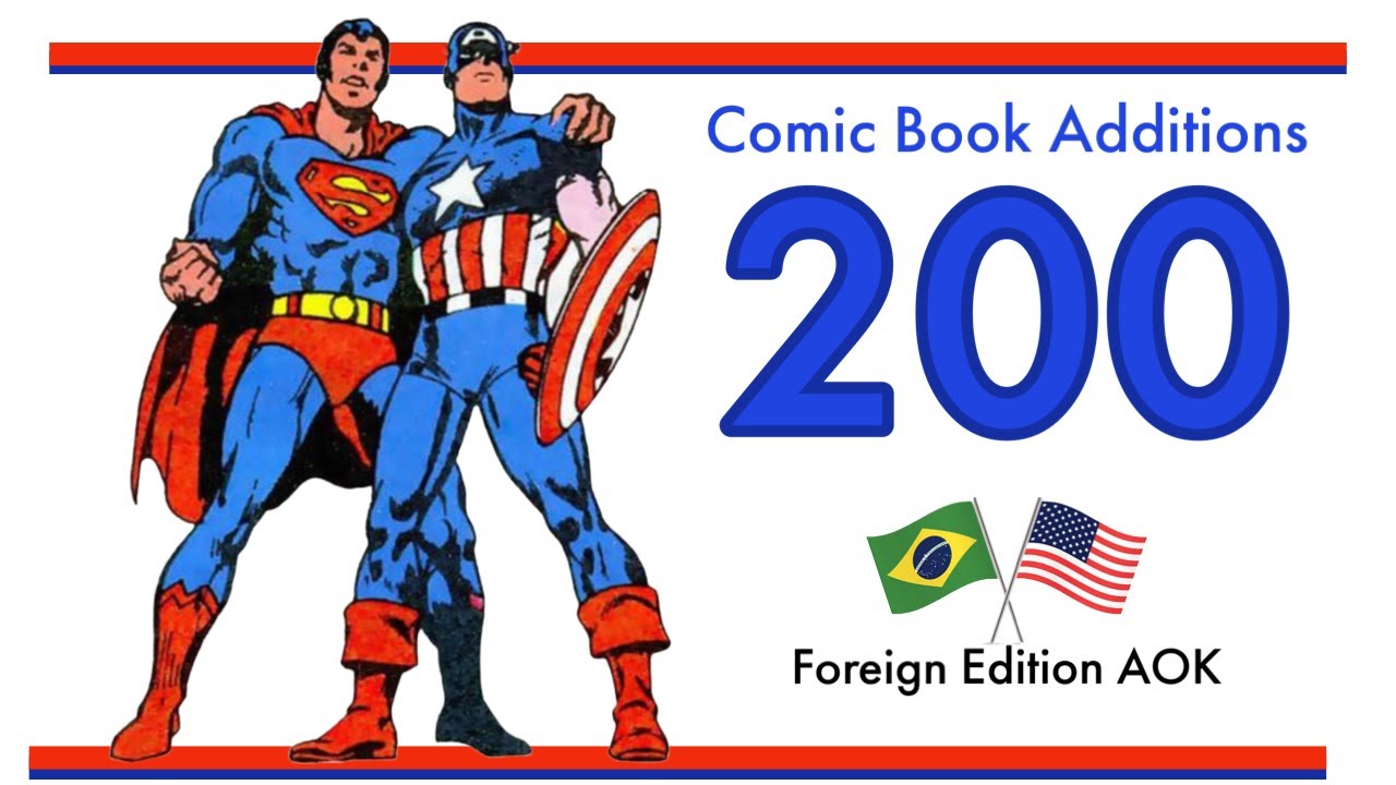 Comic Book Additions v.200 - A Comic Book surprise from Brazil - YouTube