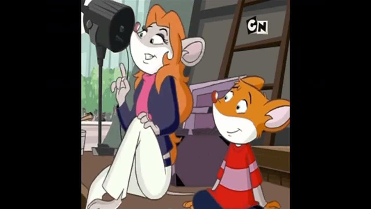 Talia Squeak Kisses Benjamin Stilton (Episode is "It's My Scoop) In 8K UHD - YouTube