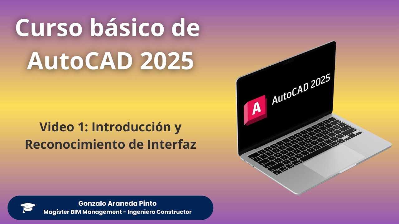 Curso básico de AutoCAD. Video 1: Introducción y Reconocimiento de ...