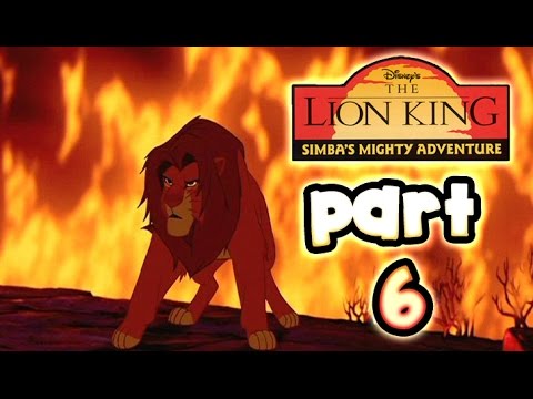 The Lion King: Simba's Mighty Adventure (PS1) Walkthrough Part 6 - Fire ...