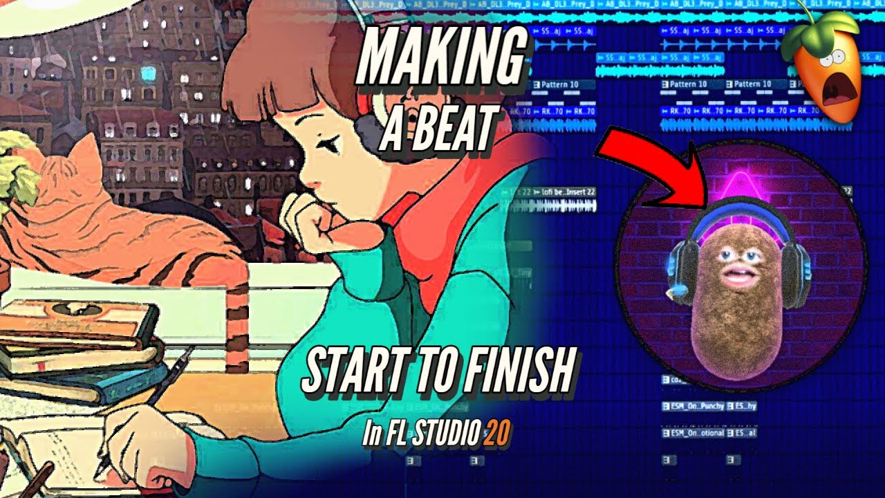 MAKING AN ENTIRE BEAT FROM START TO FINISH IN FL STUDIO! (Full ...