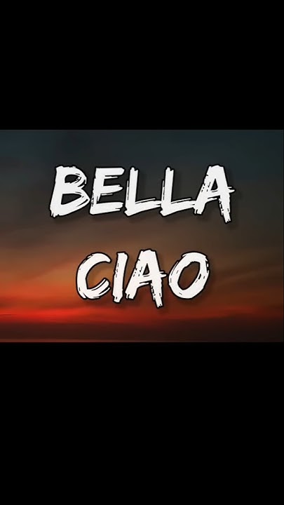 La Casa De Papel - Bella Ciao (Lyrics) (Money Heist) #shorts - YouTube