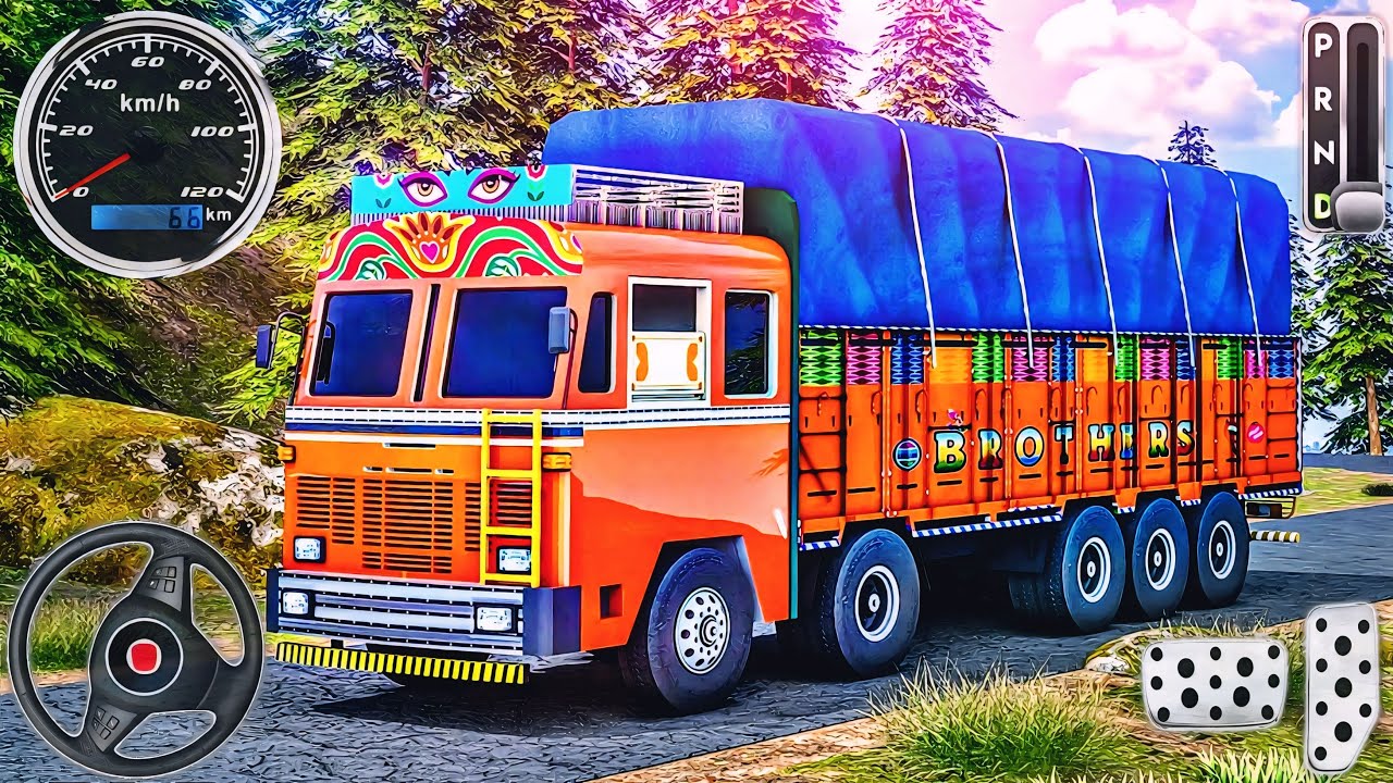 Indian Cargo Truck Lorry Driver Simulator - Offroad Cargo Truck ...