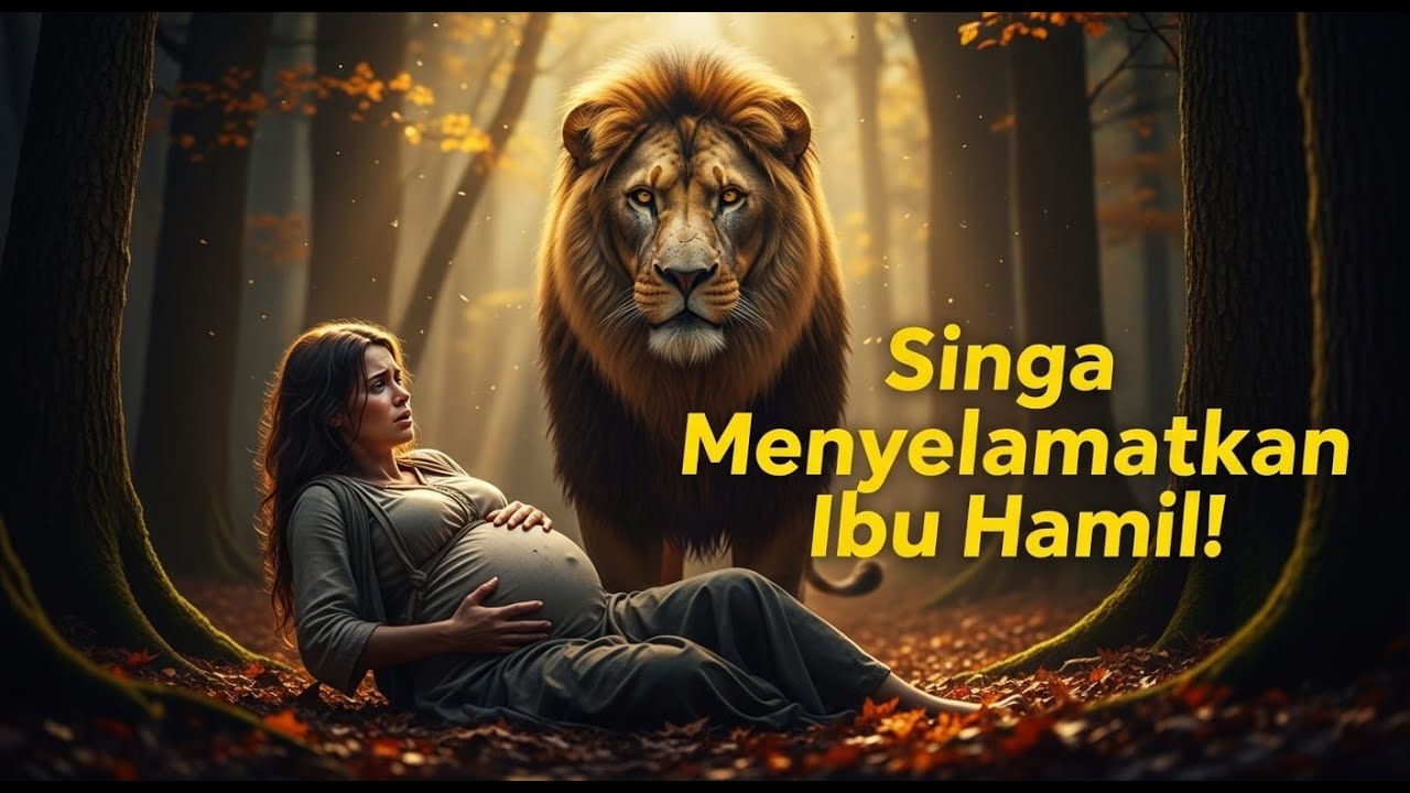 "Kisah Nyata! Singa Menyelamatkan Ibu Hamil di Hutan — Detik-Detik yang ...