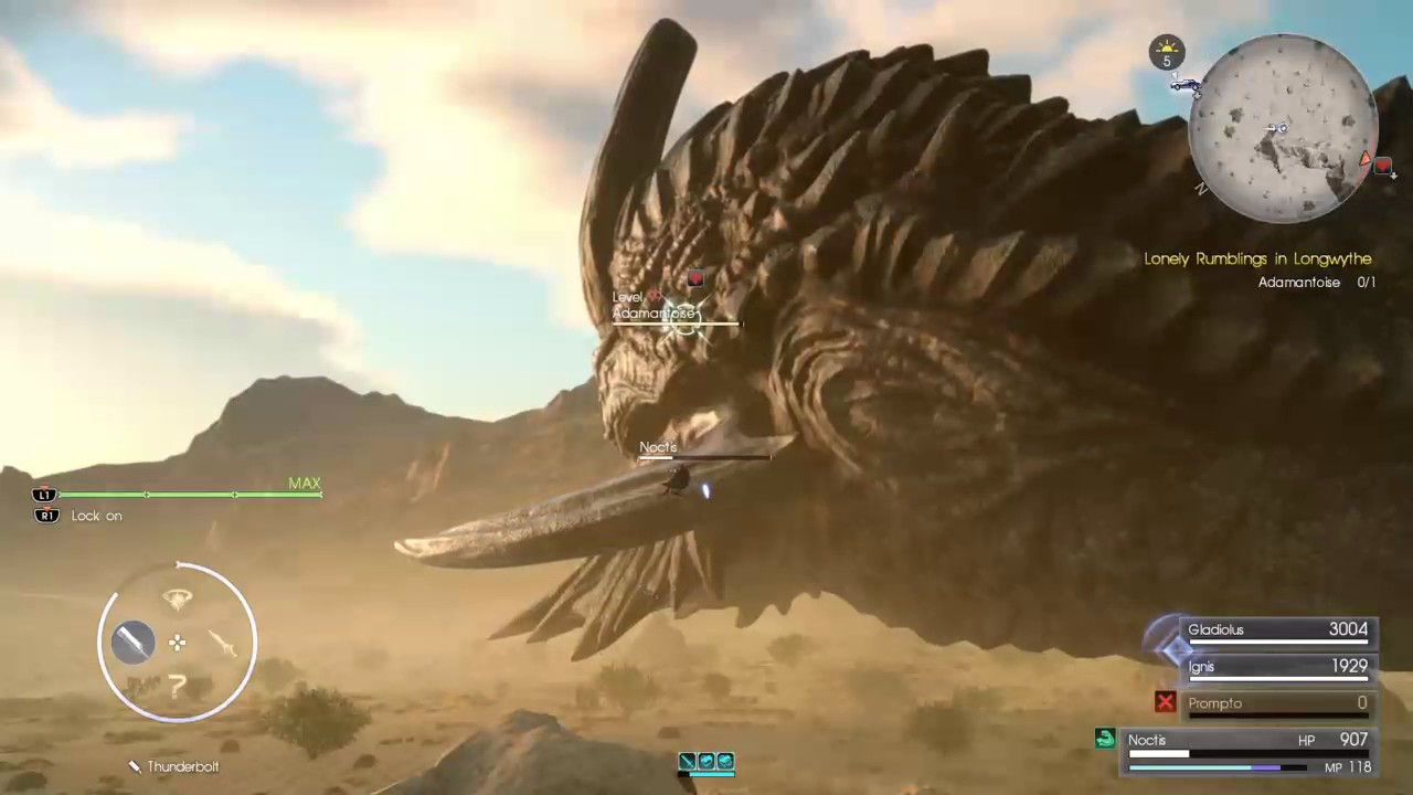 Final fantasy XV turtle boss - YouTube