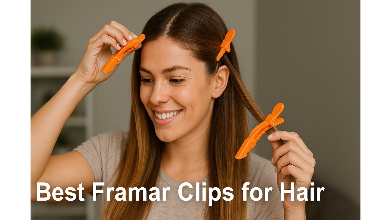 💗 Framar Pink Hair Clips For Styling – Professional Metal Hair Clips ...