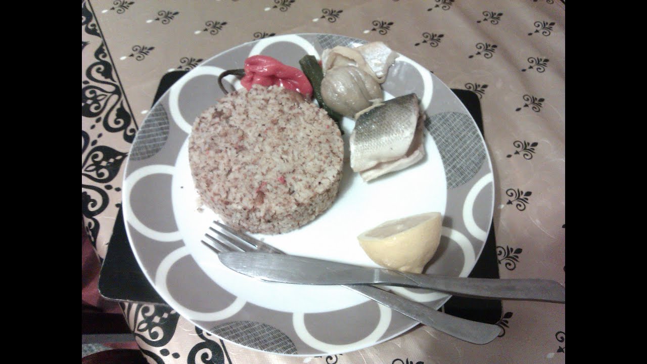 Locust Beans Rice (Mbahal Le Gerrteh) - YouTube
