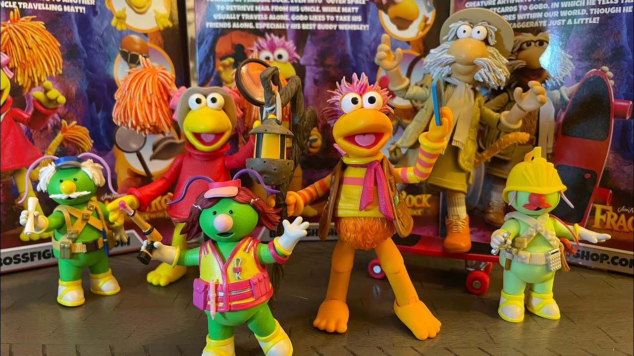 NEW! Fraggle Rock Action Figures by Boss Fight Studios! - YouTube