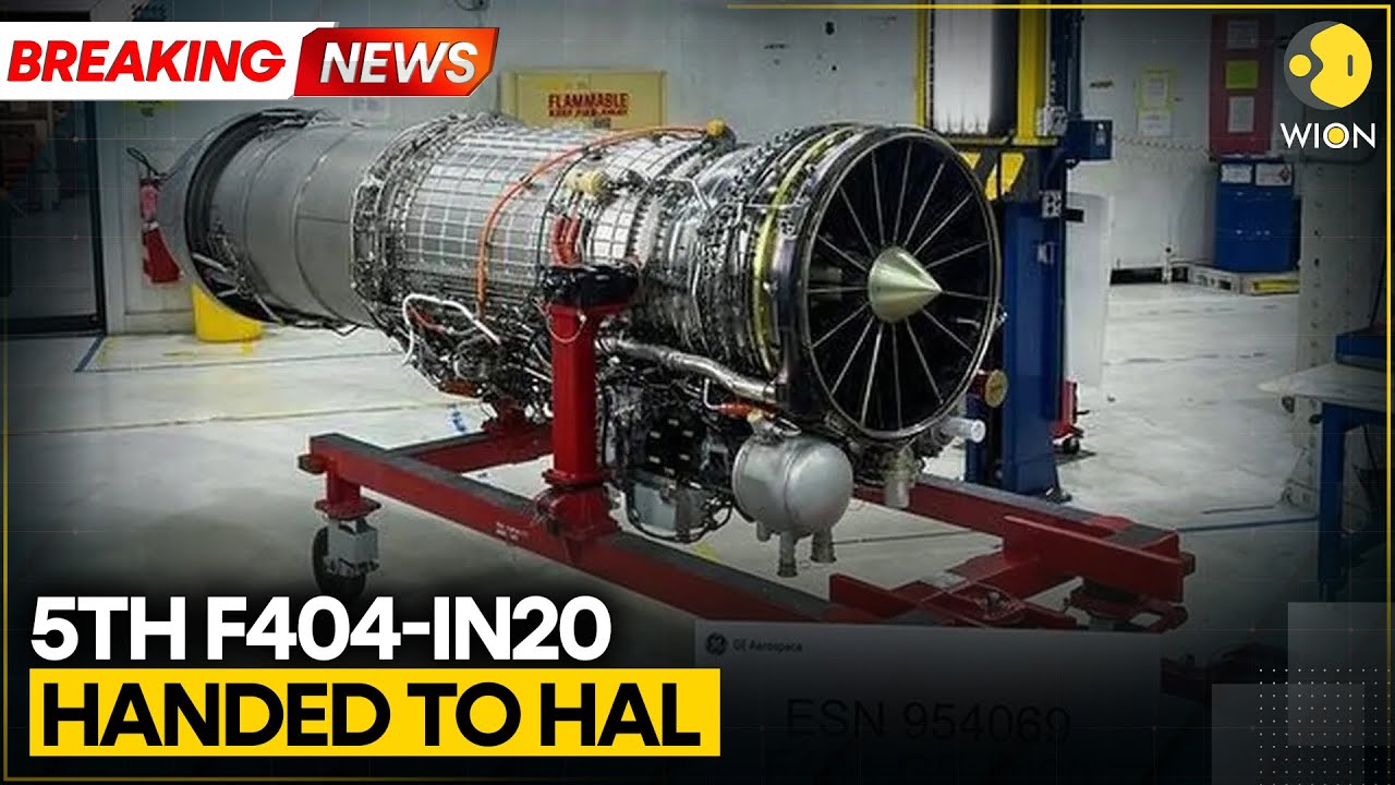 BREAKING: GE Aerospace Hands Over 5th F404-IN20 Engine To HAL | WION ...