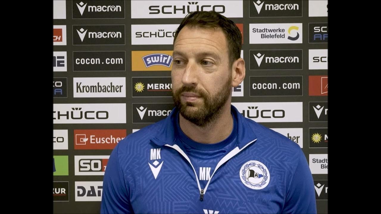 Arminia Bielefeld - Energie Cottbus Tim Linnenbrügger Interview Mitch Kniat vor dem Spiel - YouTube