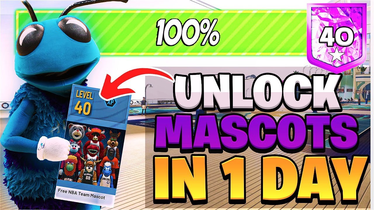 How to UNLOCK MASCOTS in 24 HOURS NBA 2K22! BEST REP METHOD How to hit ...