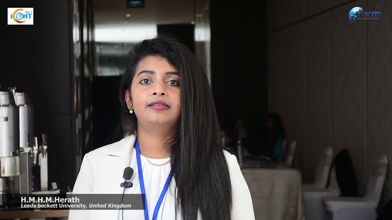 H. M. Herath @ICOHT 2017 - YouTube